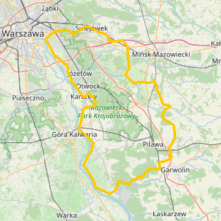 Dookoła Mazowieckiego Parku Krajobrazowego - Szlaki turystyczne Mazowsza