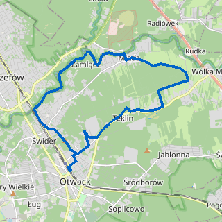 Velo Otwock - "Nadświdrzański" - Szlaki turystyczne Mazowsza