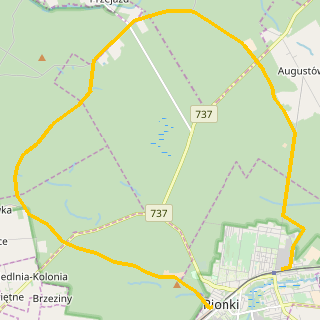 Pionki, PKP - Pionki Zachodnie, PKP - Szlaki turystyczne Mazowsza