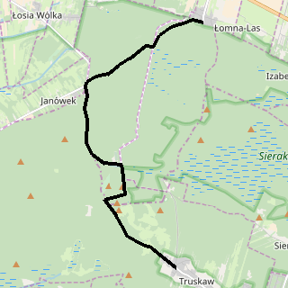 Truskaw, Skibińskiego ZTM - Palmiry - Szlaki turystyczne Mazowsza