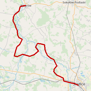Siedlce, PKP - Węgrów, PKS - Szlaki turystyczne Mazowsza