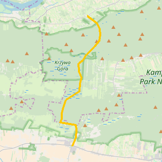 Kampinos, ZTM - Polesie Nowe, PKS - Szlaki turystyczne Mazowsza
