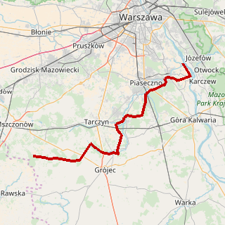 Szlak Główny Krainy Jeziorki - Szlaki turystyczne Mazowsza