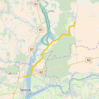 Lisów, PKP - Jedlanka - Szlaki turystyczne Mazowsza