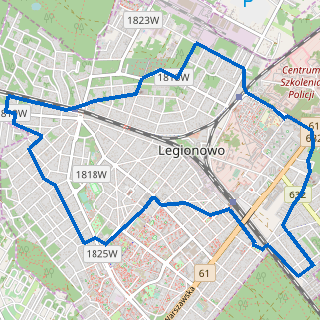 Legionowo, PKP - Legionowo, PKP - Szlaki turystyczne Mazowsza