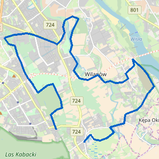 Powsin - Zalesie Górne, PKP - Szlaki turystyczne Mazowsza
